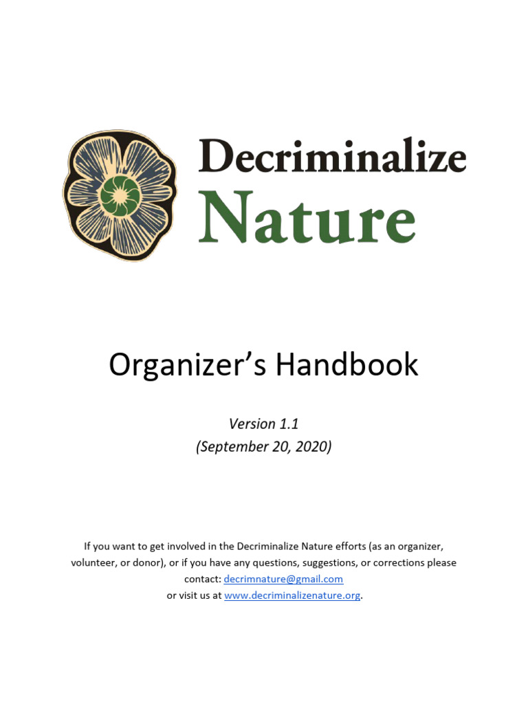 Decriminalize Nature Handbook | PDF | Experience | Entheogen