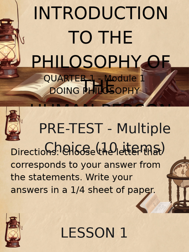 Intro To Philo q1 l1 | PDF | Epistemology | Liberal Arts Education