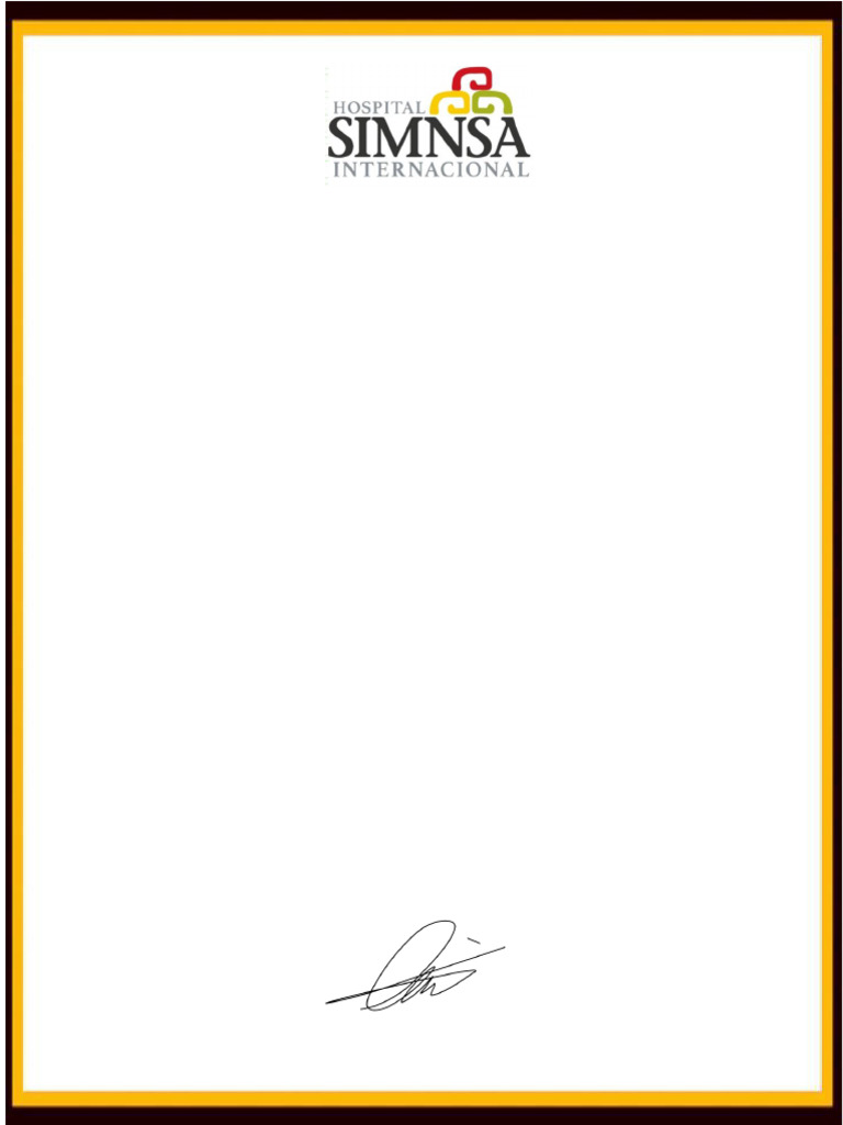 SIMNSA RECOMENDACION | PDF