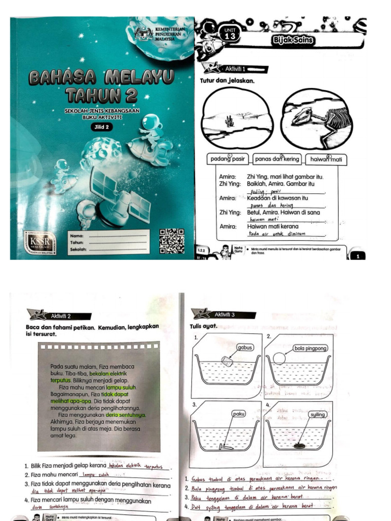 Jawapan Bm Thn 2 Jilid 2 | PDF