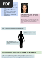 Judith Butler Theory of Performativity | PDF | Gender | Gender Studies