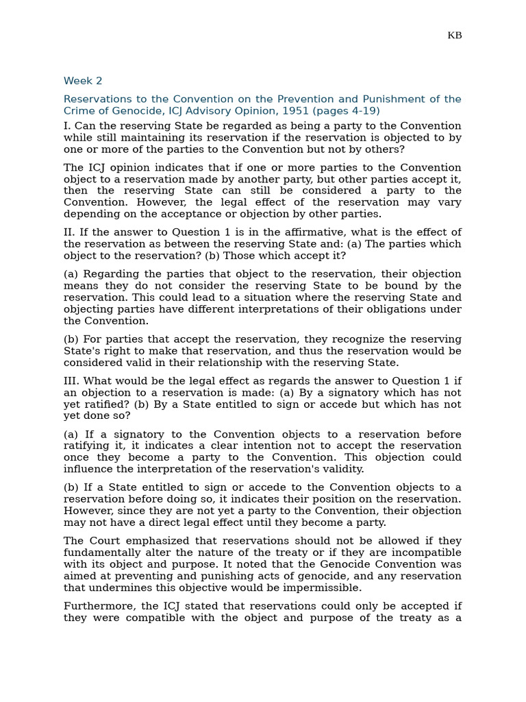 PIL Case List | PDF | International Law | Self Determination