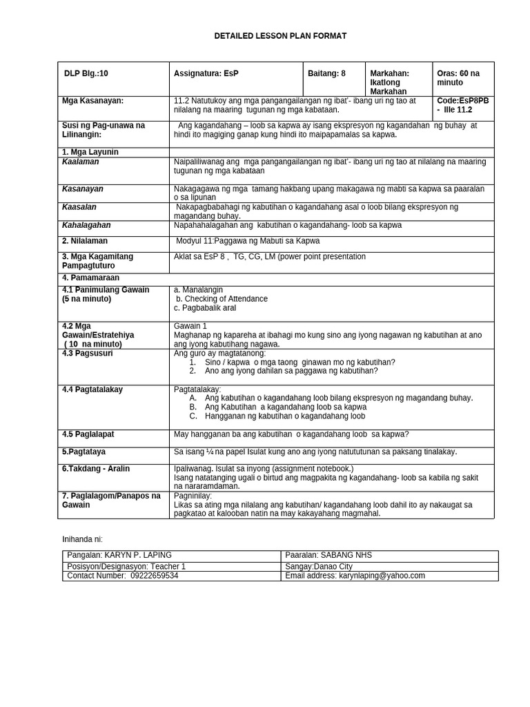 DLP No. 11.2 - 3rd | PDF