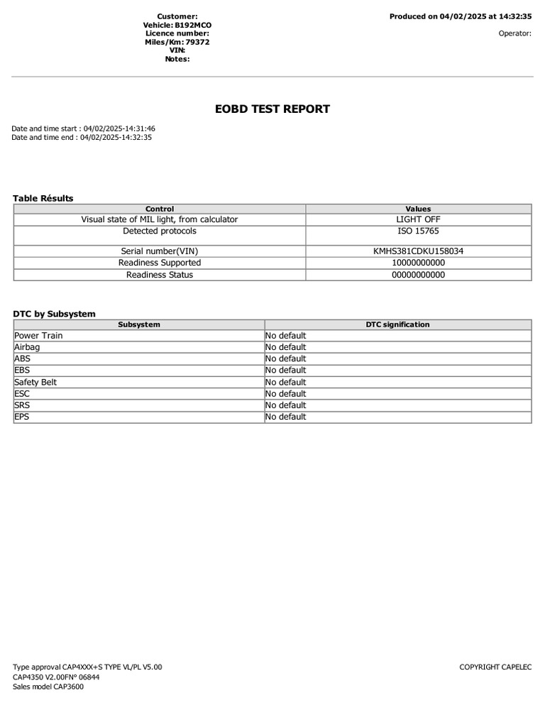 B192mco Obd | PDF