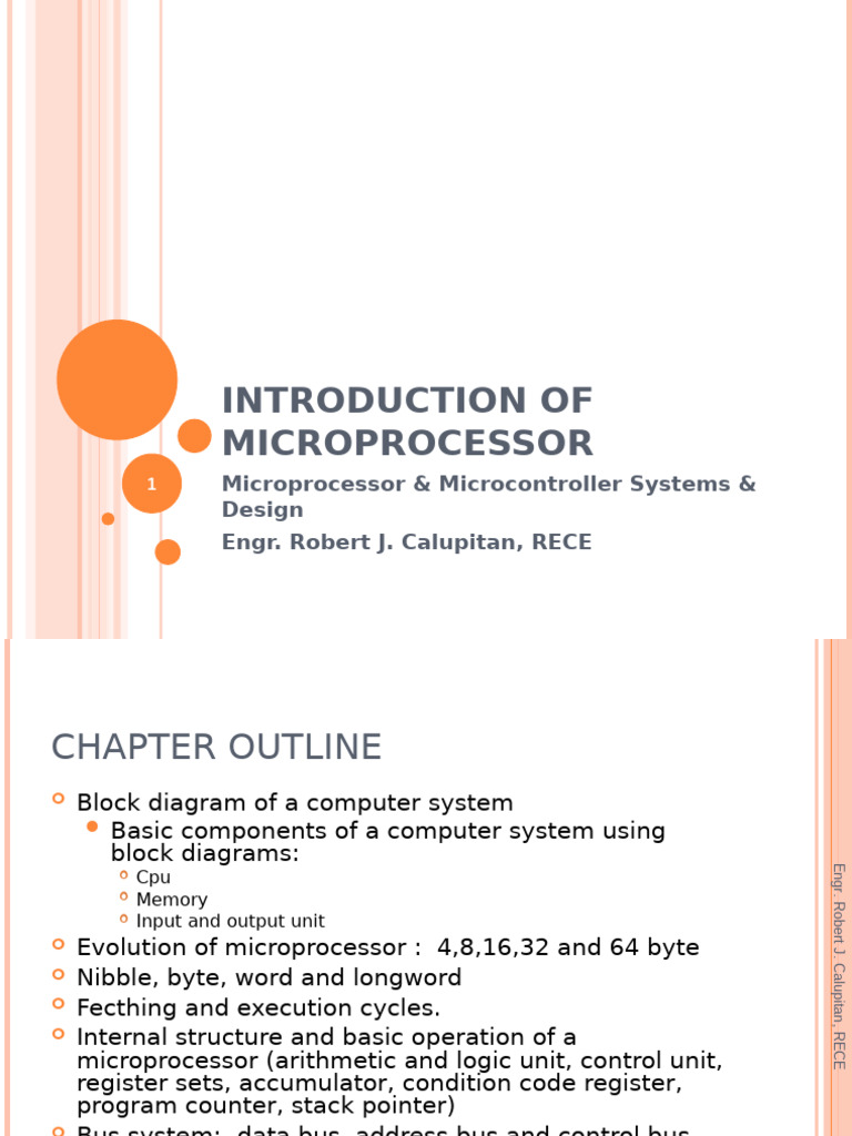 Microprocessor Systems Overview | PDF | Central Processing Unit | Random Access Memory