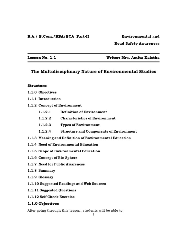 Evs Notes-2-155-4-154 | PDF | Oceans | Soil