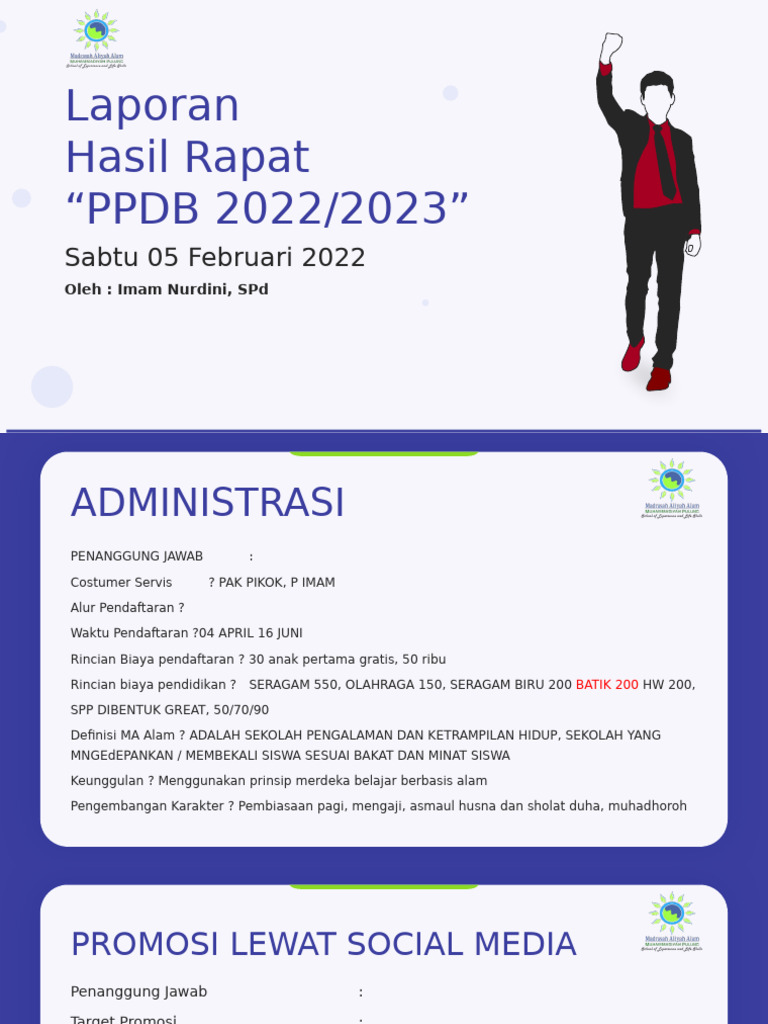 hasil rapat ppdb | PDF