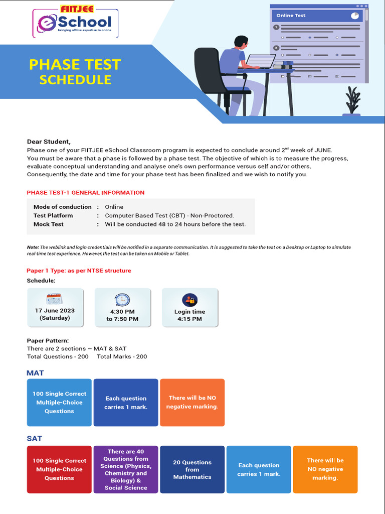 PHASE Test For IX-X-Non-Proctored-1 | PDF