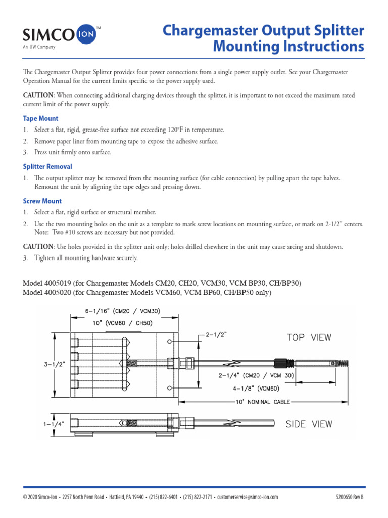 ChargeMaster Rev B | PDF
