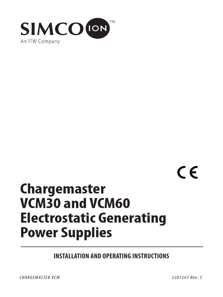 Chargemaster VCM Power Supply Guide | PDF | Power Supply | High Voltage