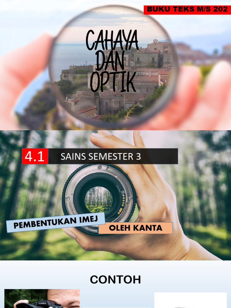 Bab 4.1 Pembentukan Imej Oleh Kanta (BPP) | PDF
