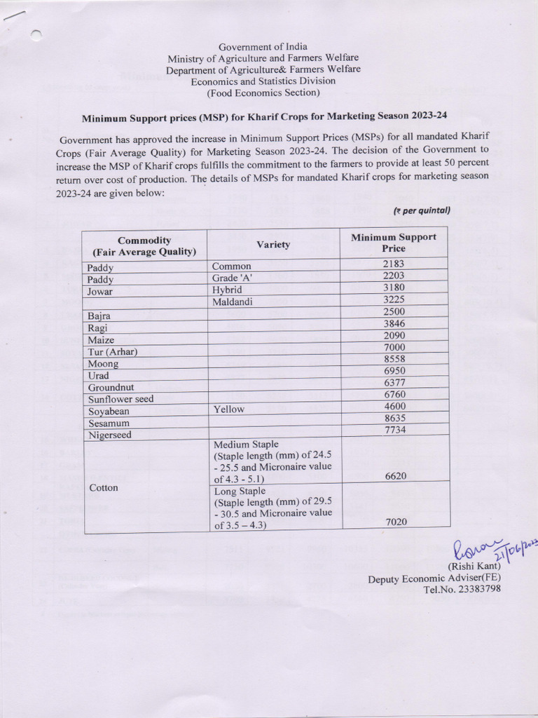 MSP KMS 2023-24 | PDF