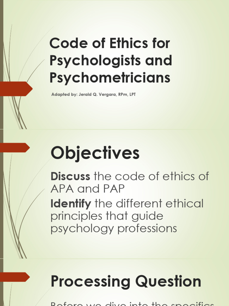 Philippine-Code-of-Ethics-for-Psychologists | PDF | Informed Consent ...