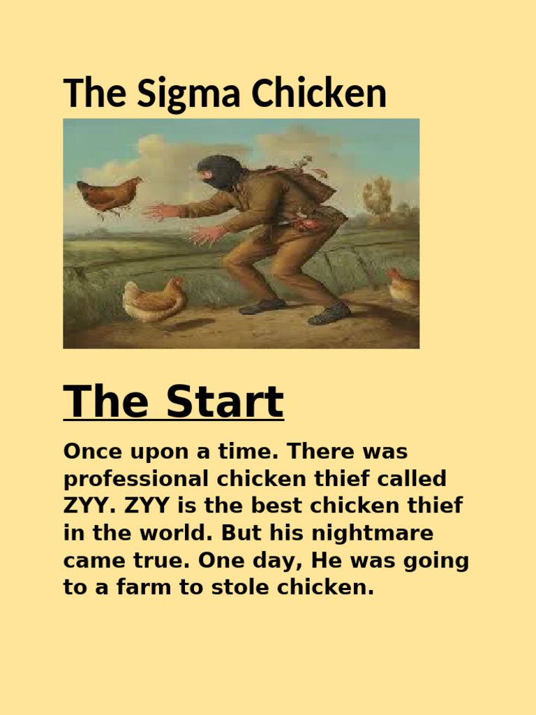 The Sigma Chicken - Copy | PDF