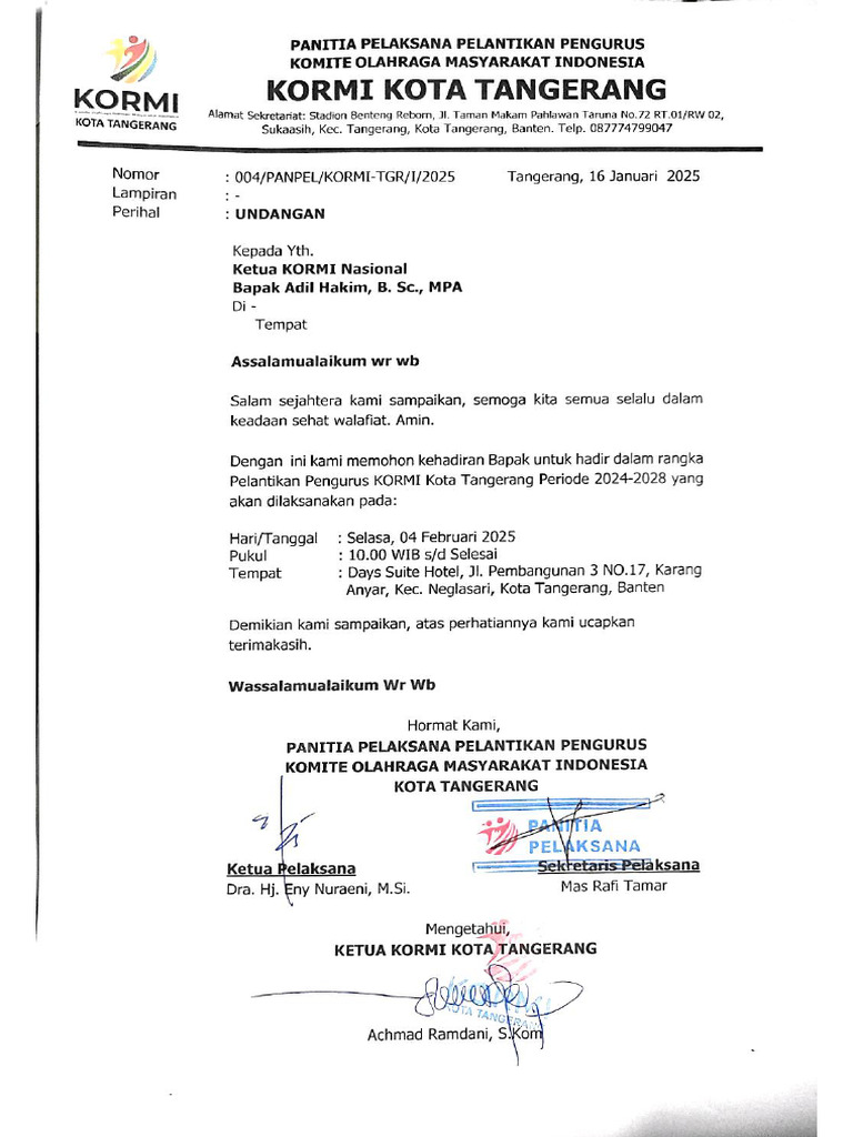 Und Ketua KORMI Nasional | PDF