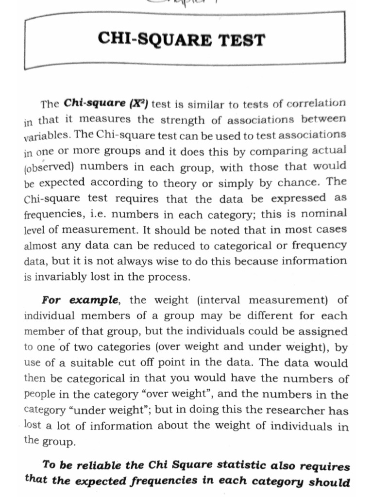 Chi Square Lesson | PDF