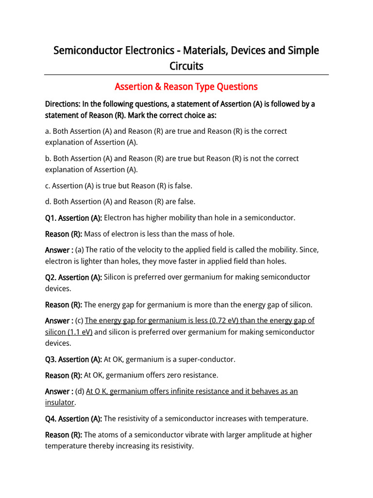 Semiconductor | PDF | P–N Junction | Semiconductors