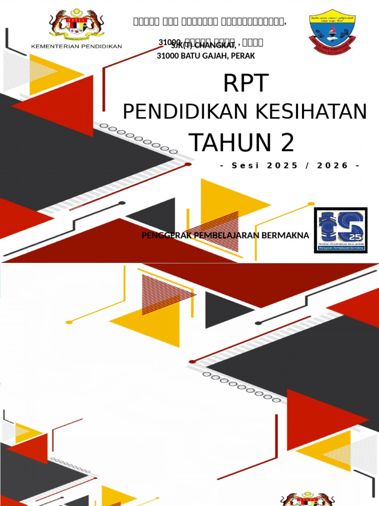 Muka Depan Rpt | PDF