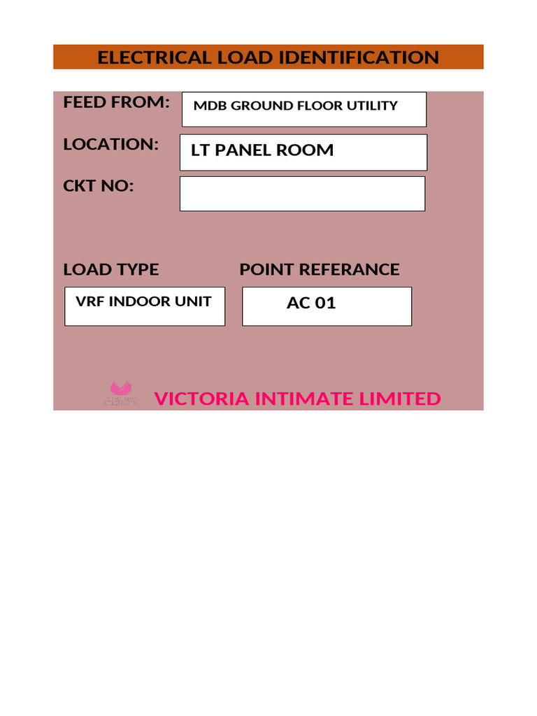 Electrical Load Identification | PDF