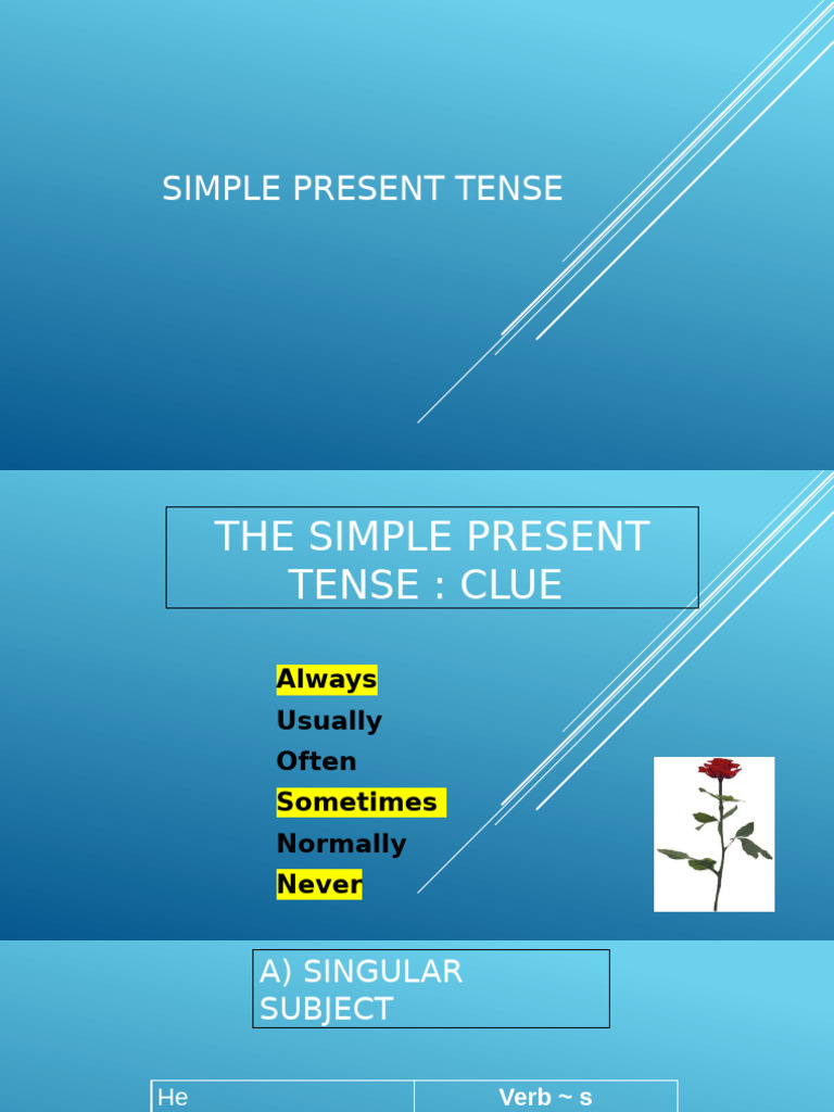 Simple Present Tense | PDF