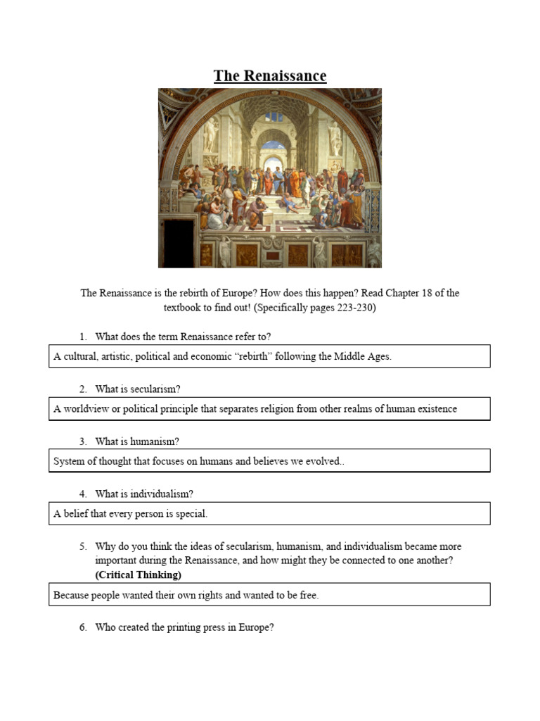 The Renaissance | PDF