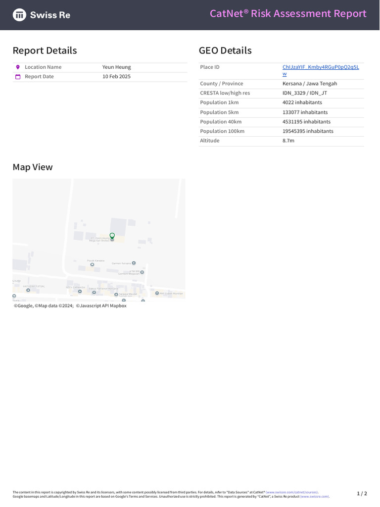 CatNet Report 10 02 2025 Yeun Heung | PDF | Natural Hazards | Physical Geography