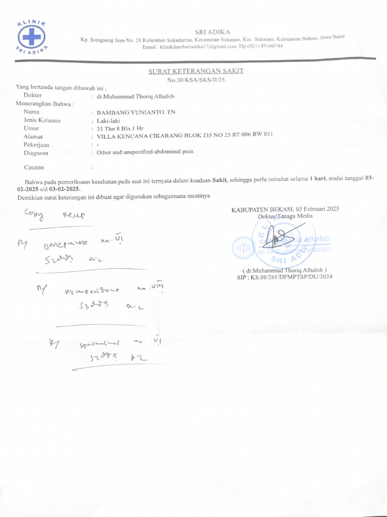 Yang Bertanda Tangan Dibawah Ini | PDF