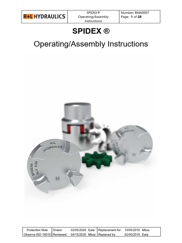 RL - Spidex Kupplung EN | PDF | Mechanical Engineering