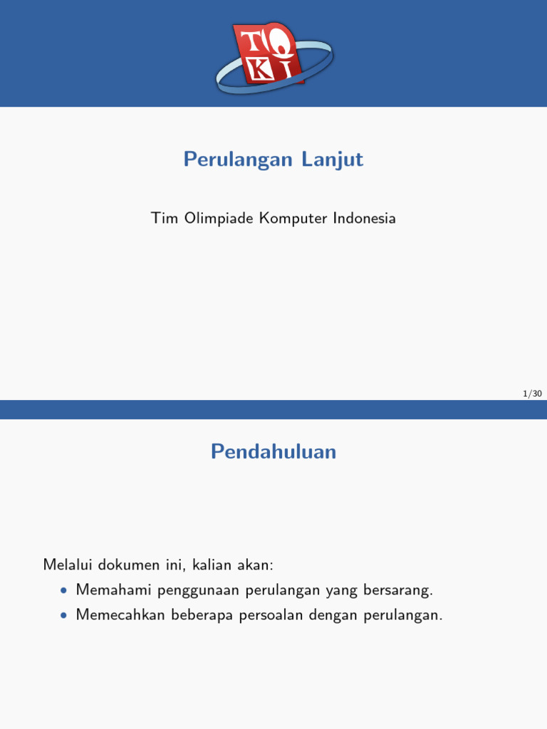 Pemrograman Dasar CPP - 07 Perulangan Lanjut | PDF