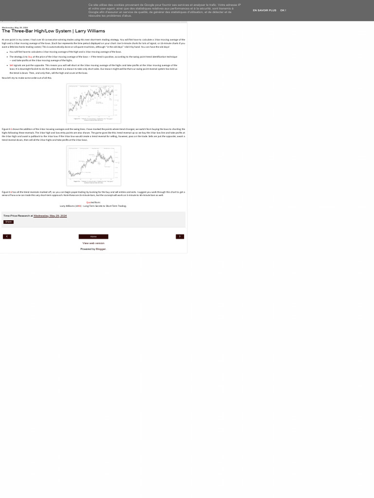 The Three-Bar High Low System | PDF | Market (Economics) | Private Sector