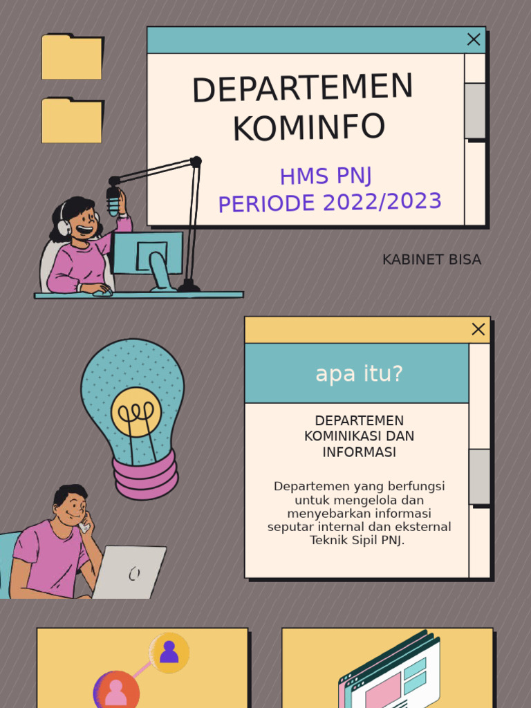 Peran Departemen Kominfo HMS PNJ | PDF
