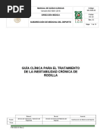 Pruebas de Bostezo en Rodilla | PDF | Rodilla | Medicina CLINICA