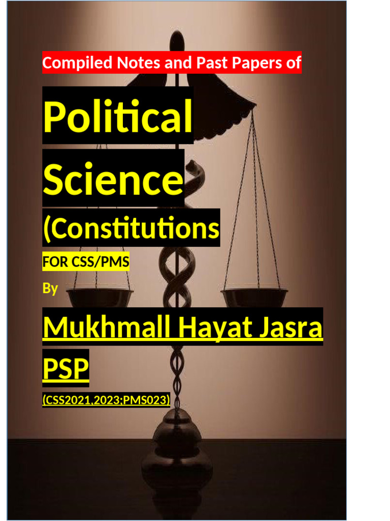 Mukhmall's Political Science Notes | PDF | Presidents Of The United ...