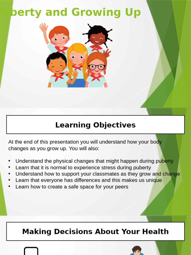 Puberty and Growing Up | PDF | Reproductive System | Puberty