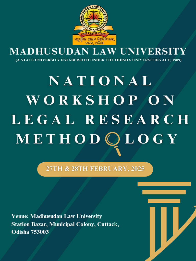 Workshop For Legal Research Methodology | PDF | Methodology | Critical ...