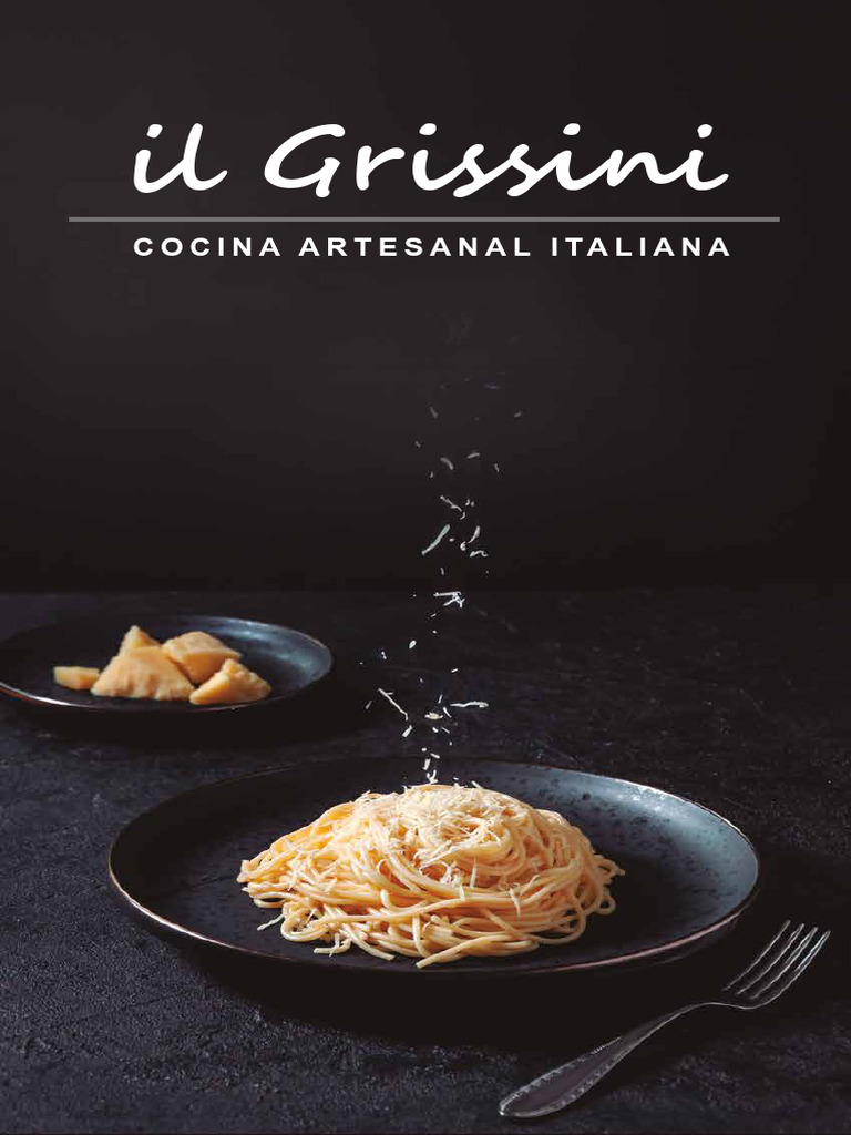 Menú Il Grissini: Cocina Italiana | PDF | pesto | ensalada