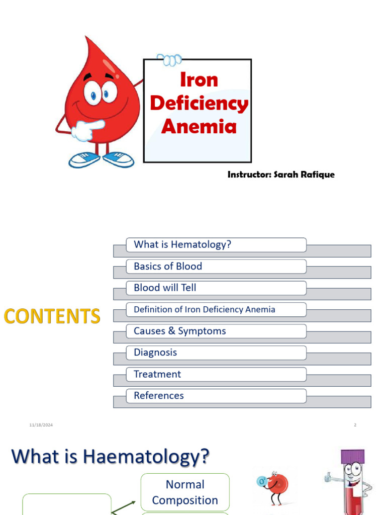 Iron Deficiency Anemia Pdf Anemia Red Blood Cell