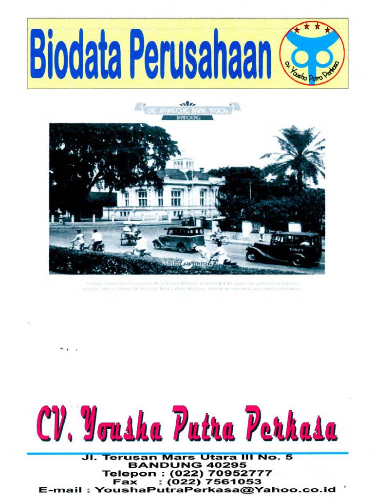 Compro Cv. Yousha 1 | PDF