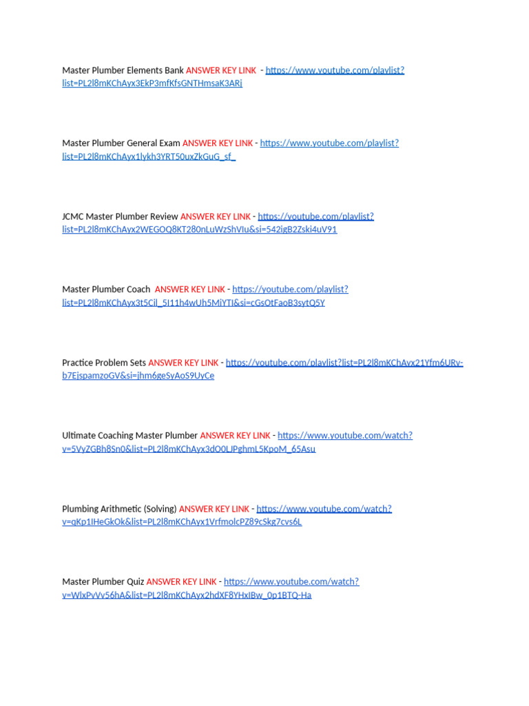 Answer Keys | PDF