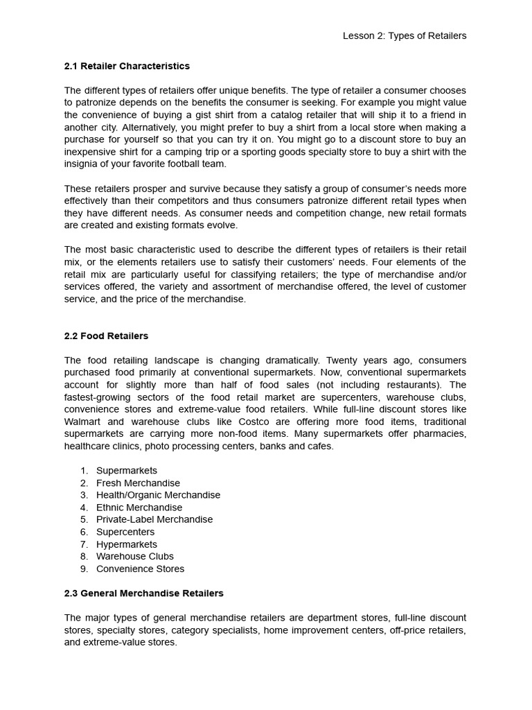 Full-Line Discount Store Overview | PDF | Franchising | Retail