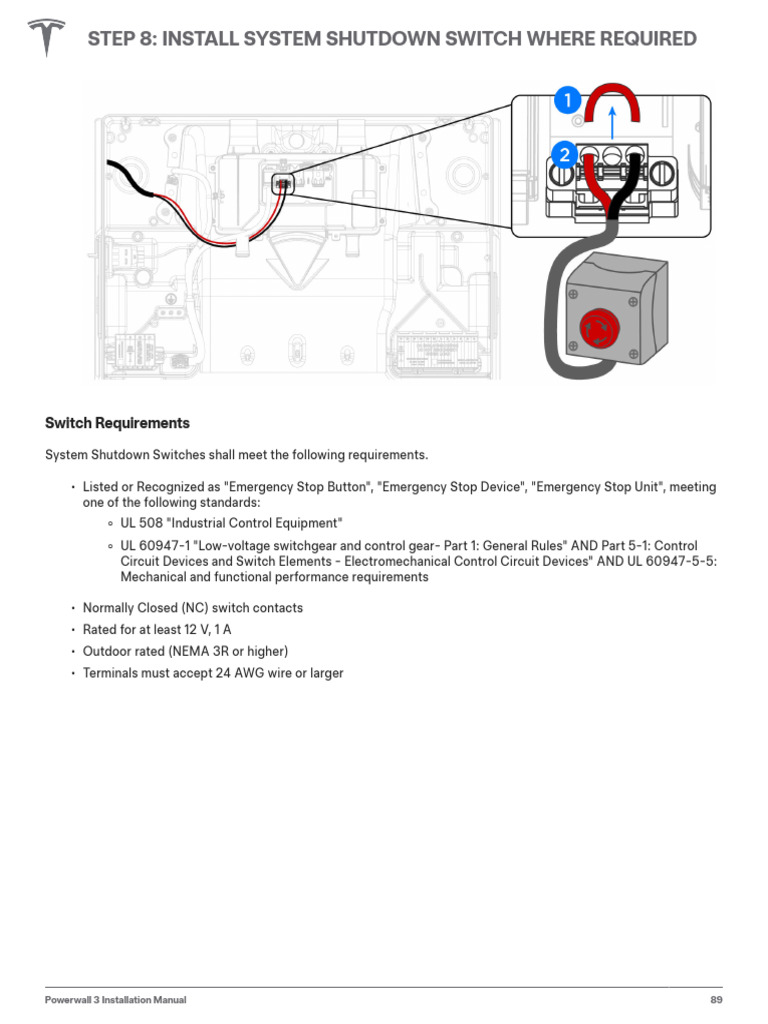 Installation With Backp Switch (1) - Unlocked | PDF | Switch | Alternating Current
