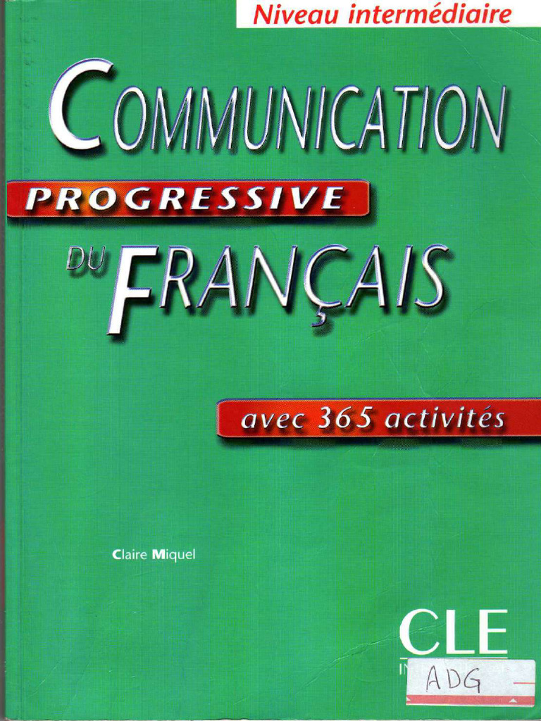 Communication Progressive Du Francais Intermediaire - Compressed | PDF
