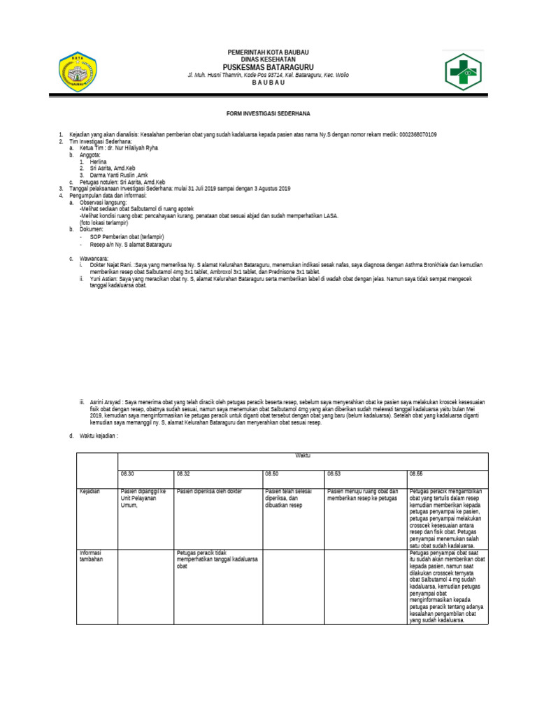 9.1.1.7 Analisis Investigasi Sederhana Kasus KNC | PDF