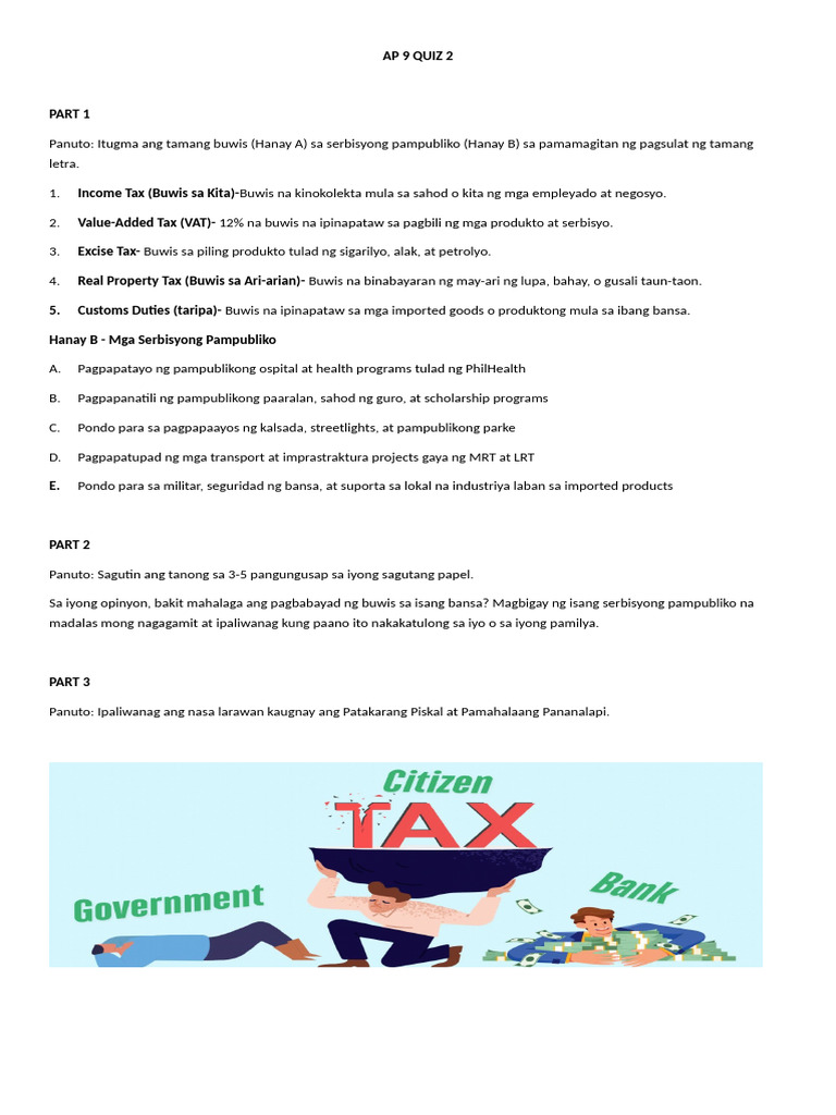 Ap 9 Quiz 2 | PDF