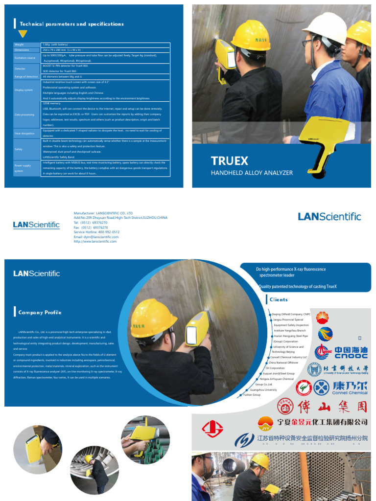 TrueX Handheld Alloy Analyzer Overview | PDF | Scrap | Metals