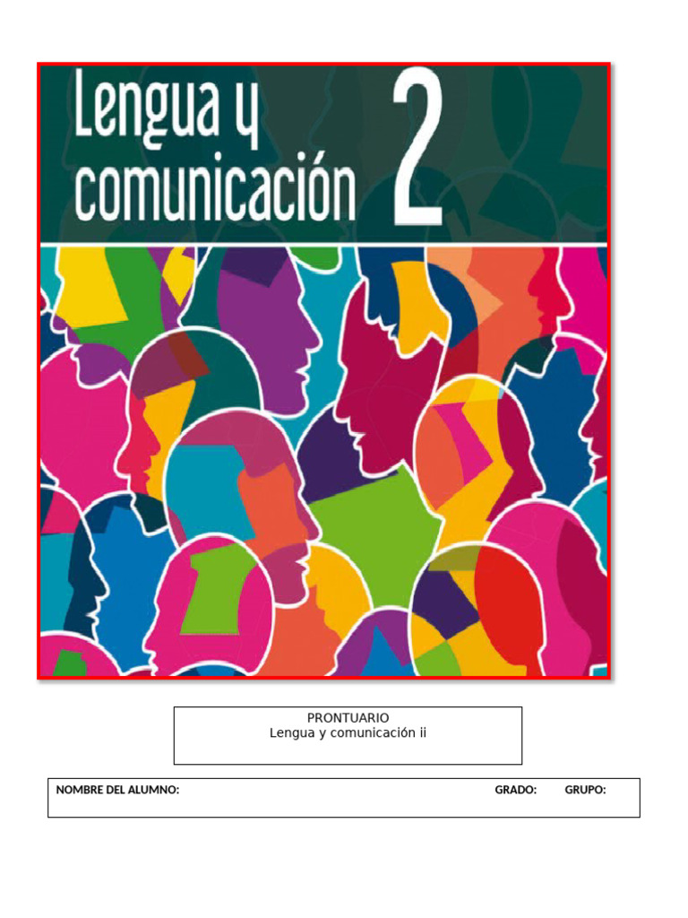 Prontuario Lengua y Comunicación II | PDF | Autor | Escritura