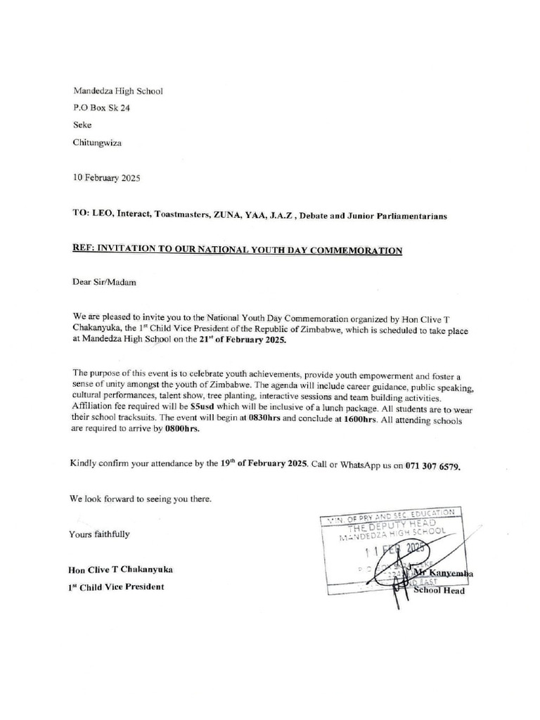 Invitation Letter | PDF