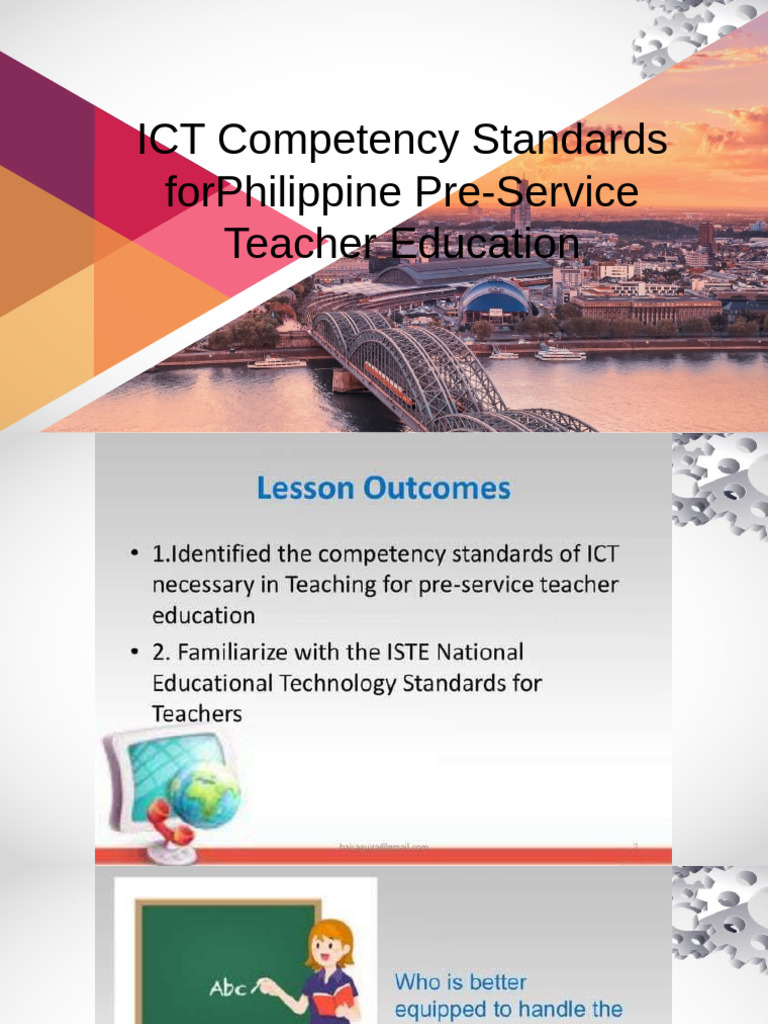 ICT Standards for Pre-Service Teachers | PDF
