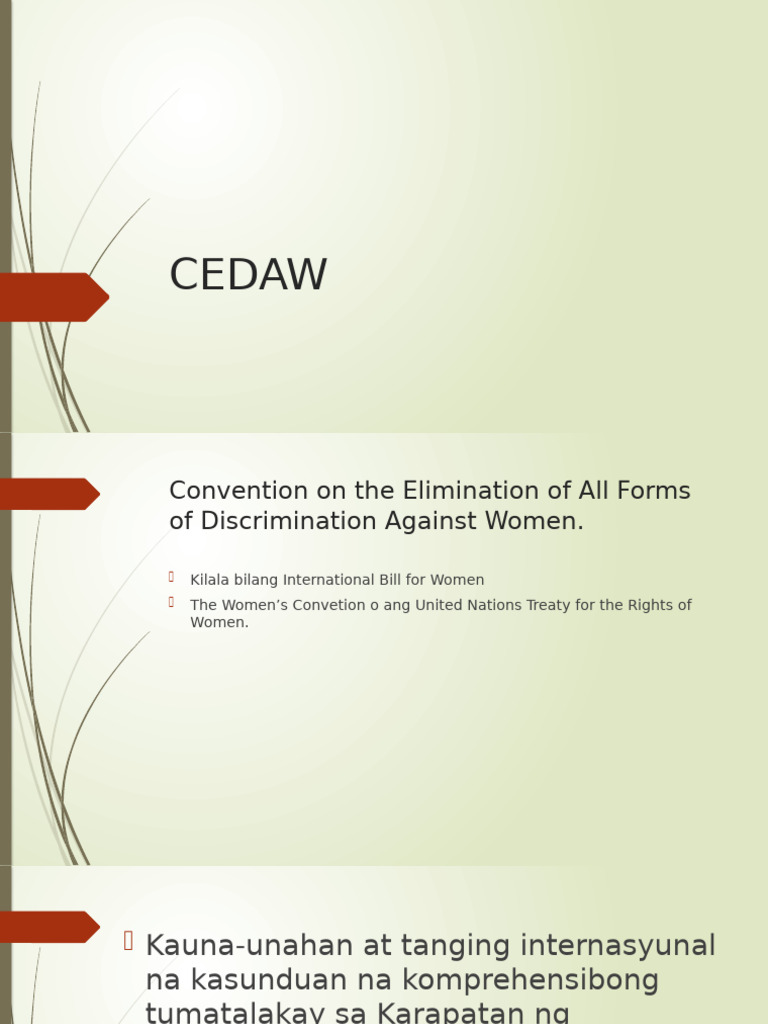 Cedaw Ap10 # | PDF