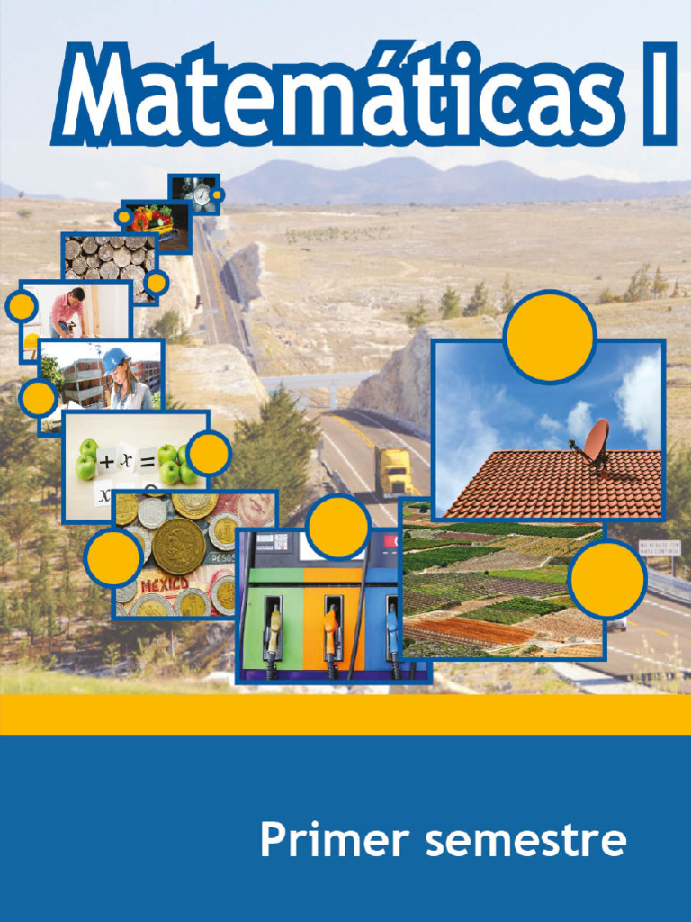 Libro Matemáticas I - Primer Semestre de Telebachillerato (SEP CONALITEG) | PDF